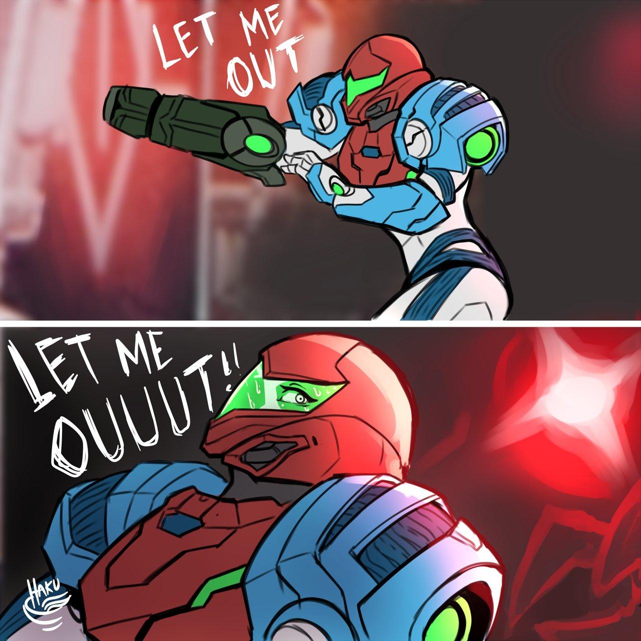 Happy Metroid Dread launch day! What encountering E.M.M.I feels like. | Metroid Dread | Know ...