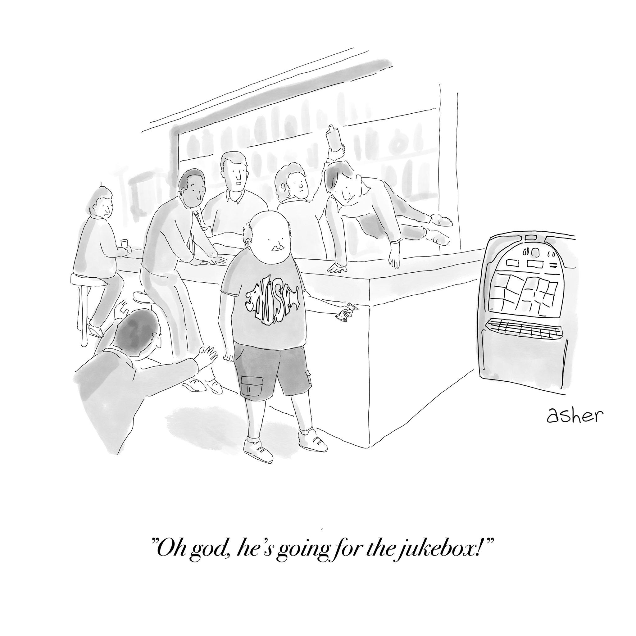 Oh God, He's Going for the Jukebox! (Original by @asherperlman) | Oh ...