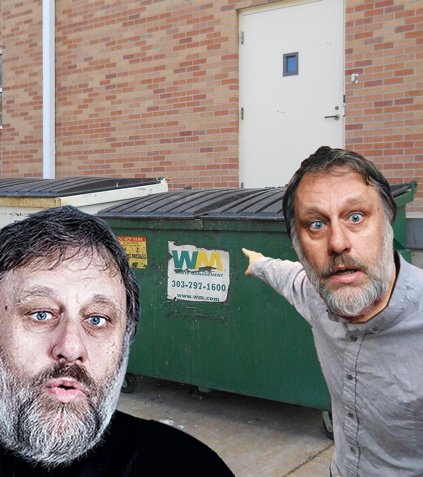 Two Žižeks Pointing | Two Soyjaks Pointing | Know Your Meme