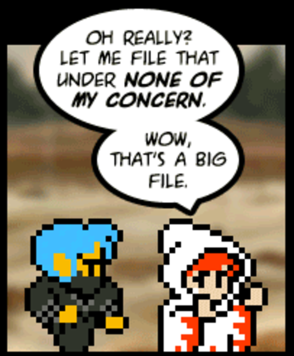 Let me file that under 'None Of My Concern' | 8-Bit Theater | Know Your ...