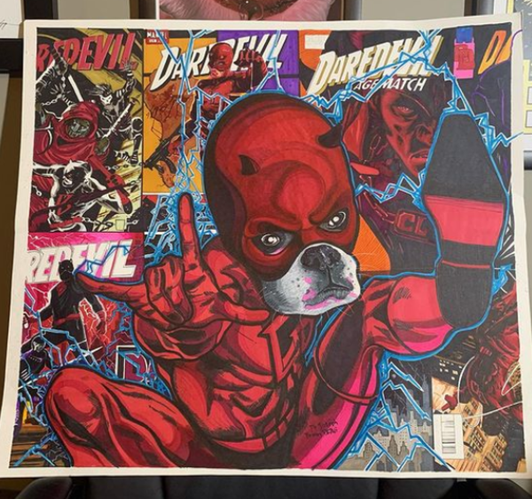Daredevil Dog Fan Art | Daredevil Dog | Know Your Meme