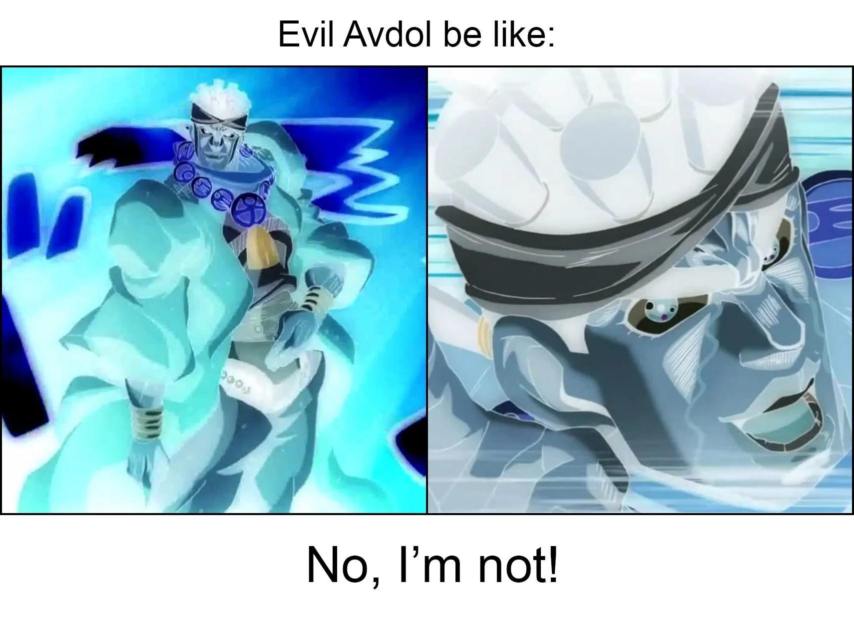 the White hair Avdol before meeting wheel of fortune | /r ...