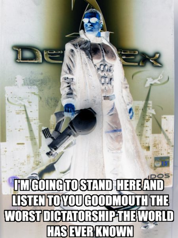 Evil JC Denton be like (part 3) | Evil X Be Like | Know Your Meme