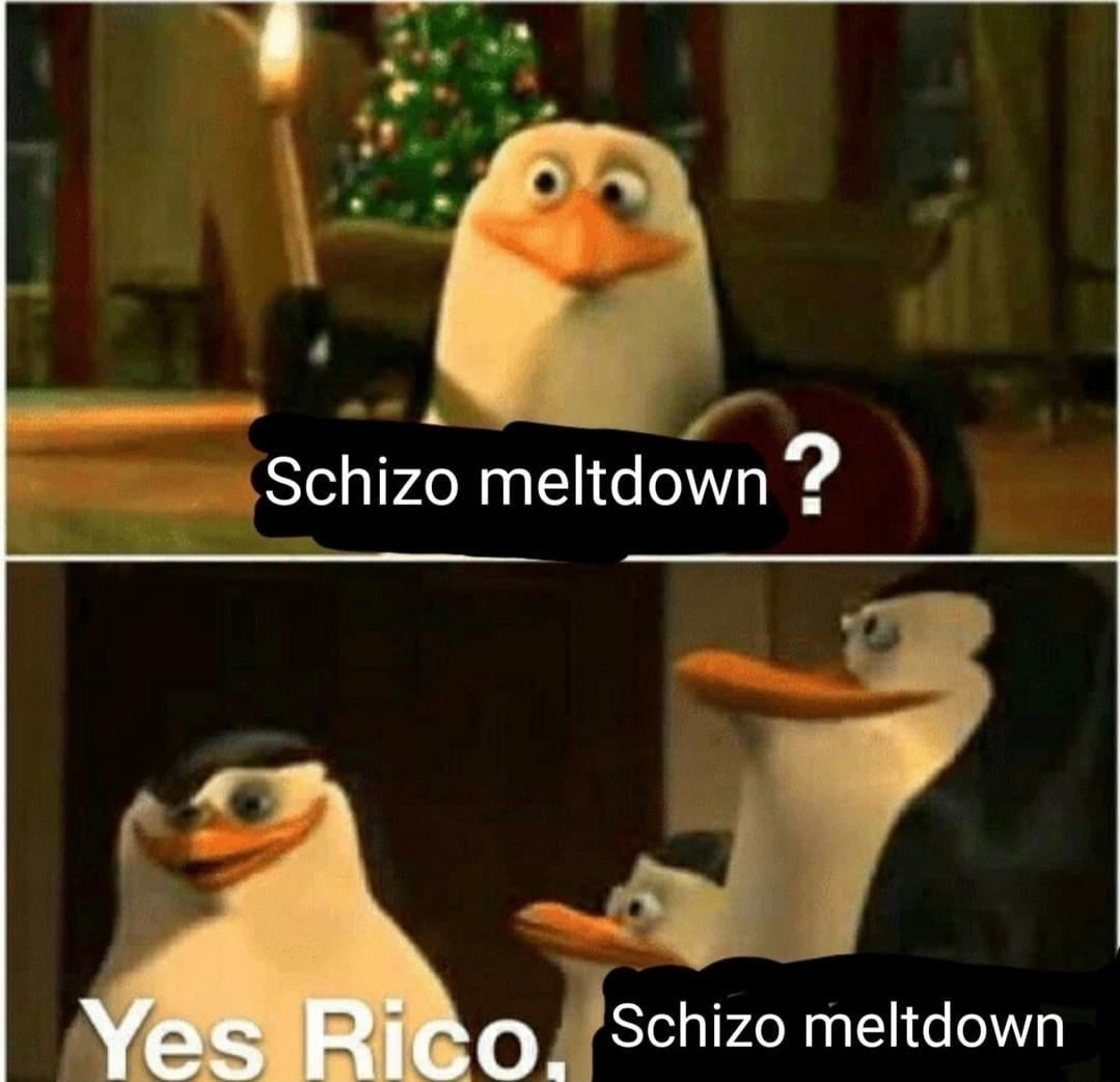 Yes, Rico, Schizo Meltdown | Aww, Sweet! A Schizo Thread! | Know Your Meme