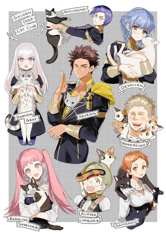 Golden deer cat clubb 🐈 | Fire Emblem: Three Houses | Know Your Meme