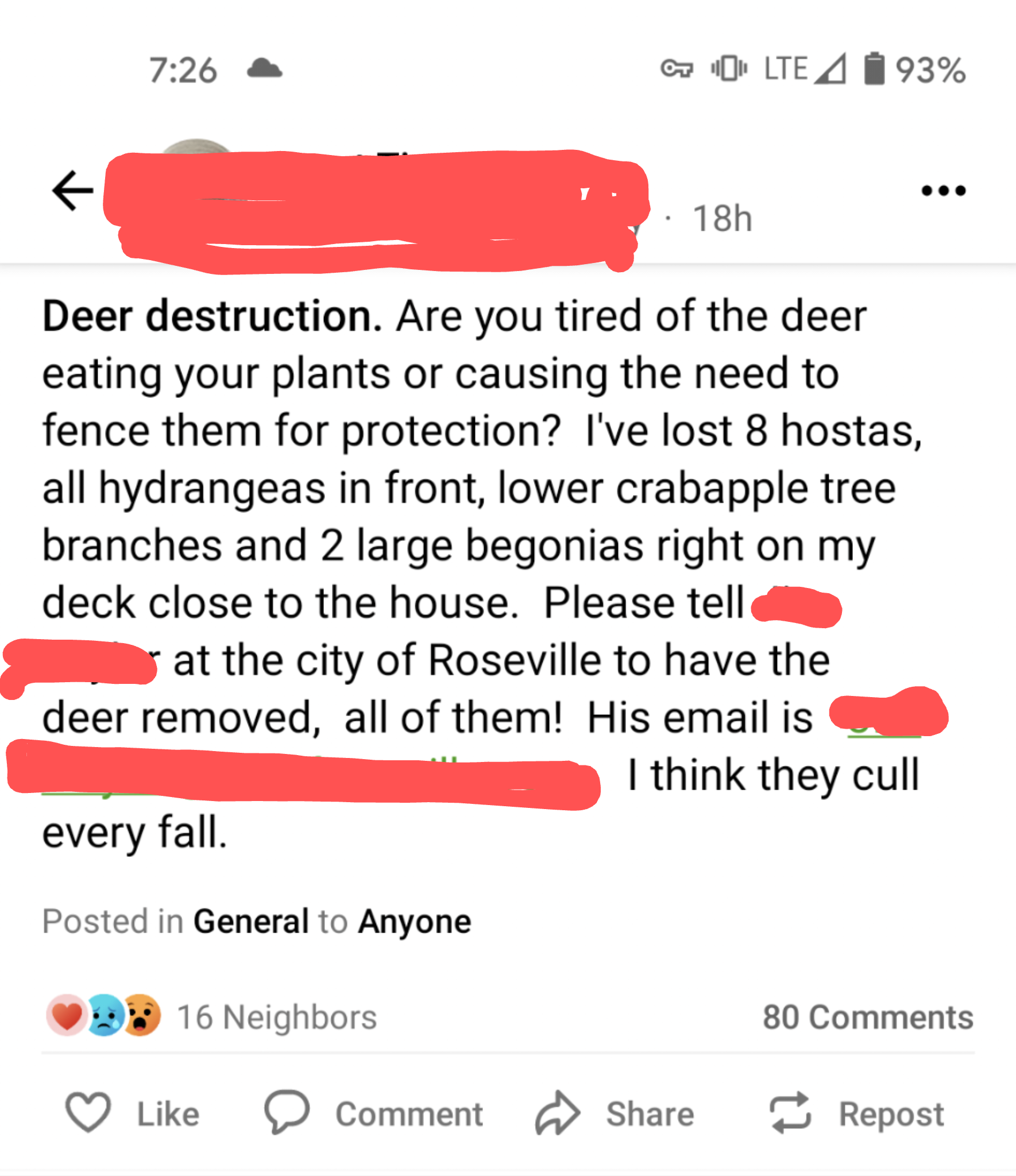 Nextdoor Karen wants to cull all the deer! | /r/FuckYouKaren | Karen ...
