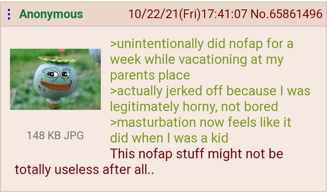 Abstinence makes the heart grow fonder | /r/Greentext | Greentext ...