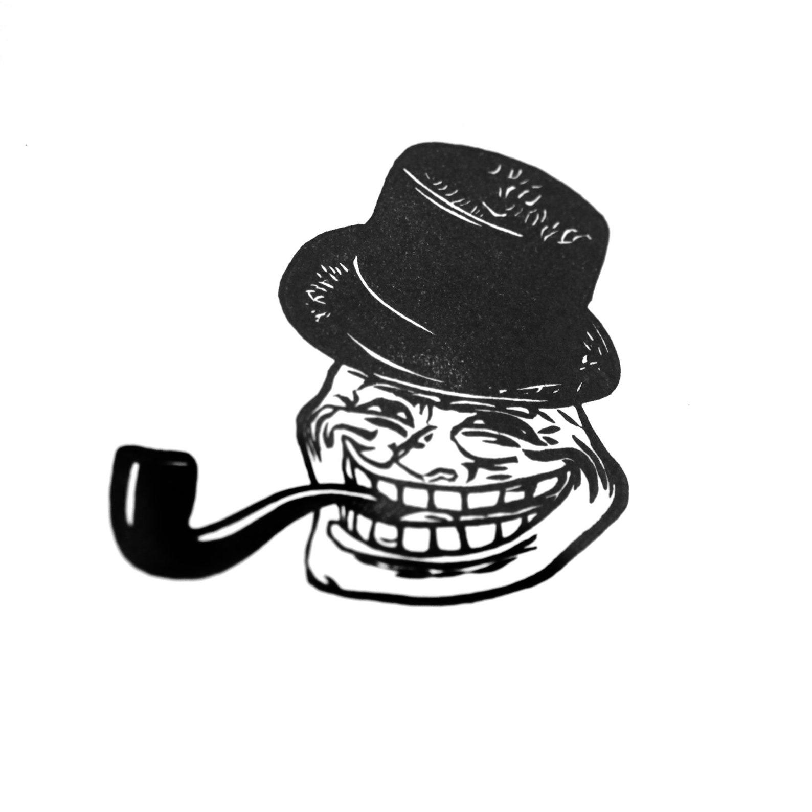 Tophat Trollface | Trollface | Know Your Meme