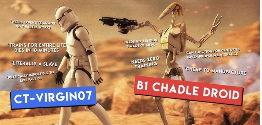 Based B1 Battle Droid? | /r/PrequelMemes | Prequel Memes | Know Your Meme