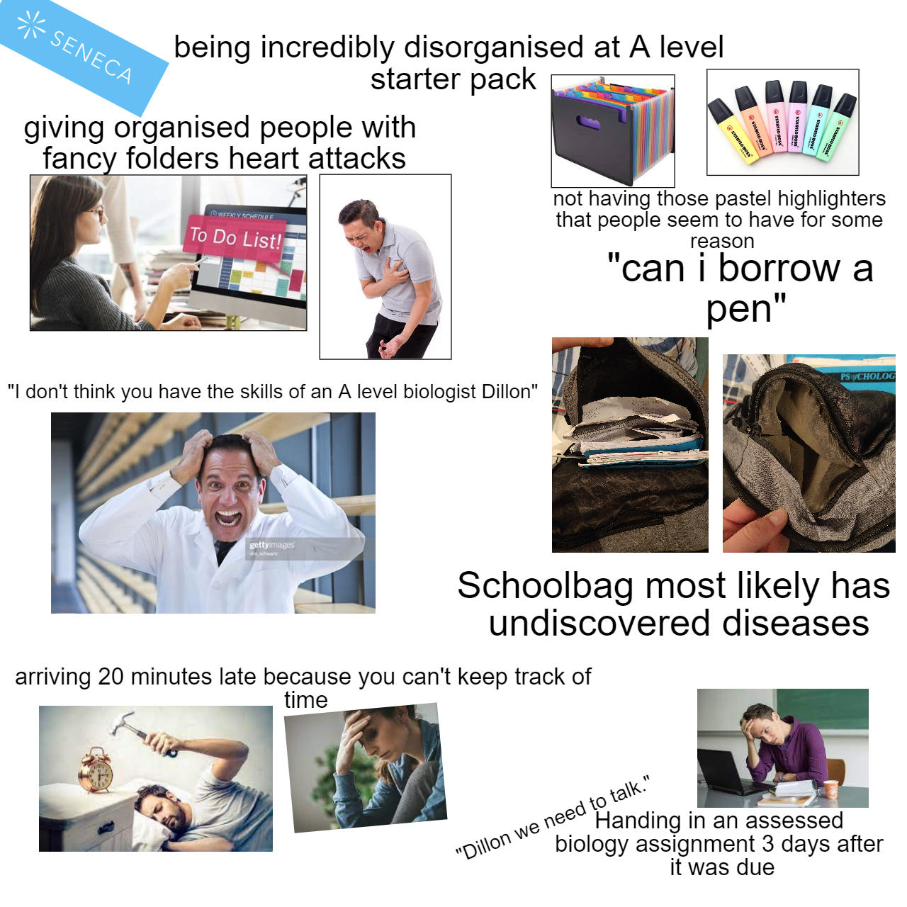 Being incredibly disorganised in (UK) college starter pack | /r ...