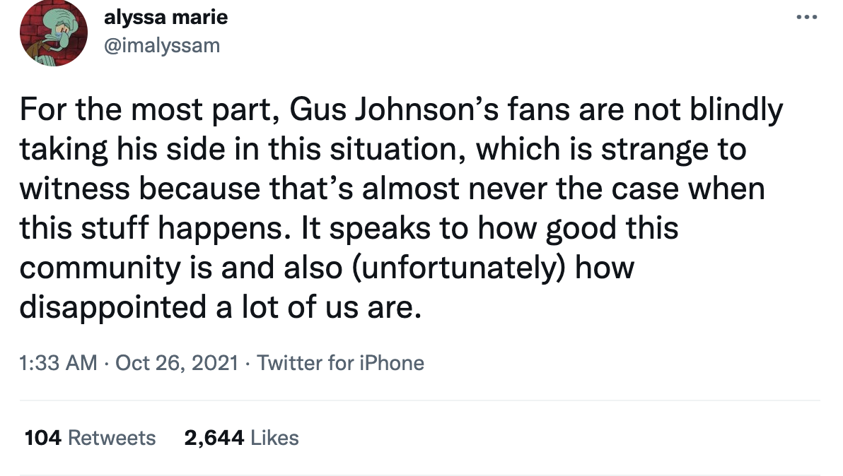 Gus Johnson Abuse Allegations | Gus Johnson Abuse Allegations | Know ...