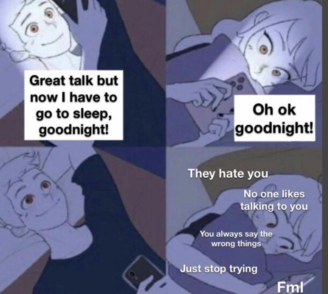 Couple Texting In Bed Template