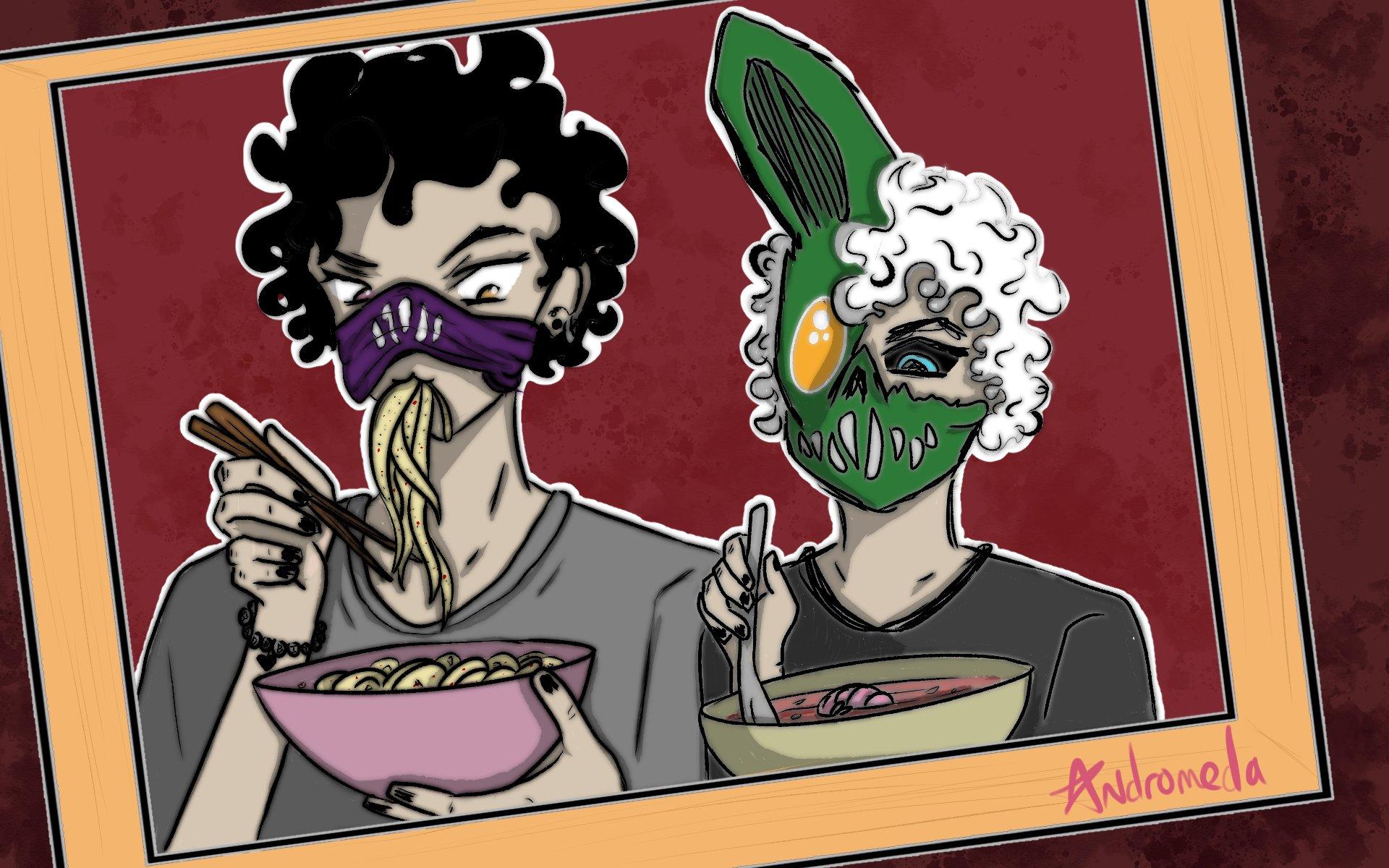 Corpse and Anti-Corpse go out for a bite Happy day 336 | /r ...