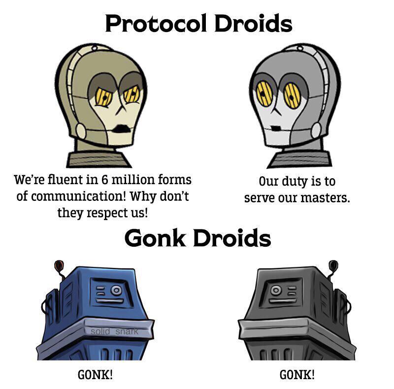 Anakin should have built his mother a Gonk droid… | /r/PrequelMemes ...