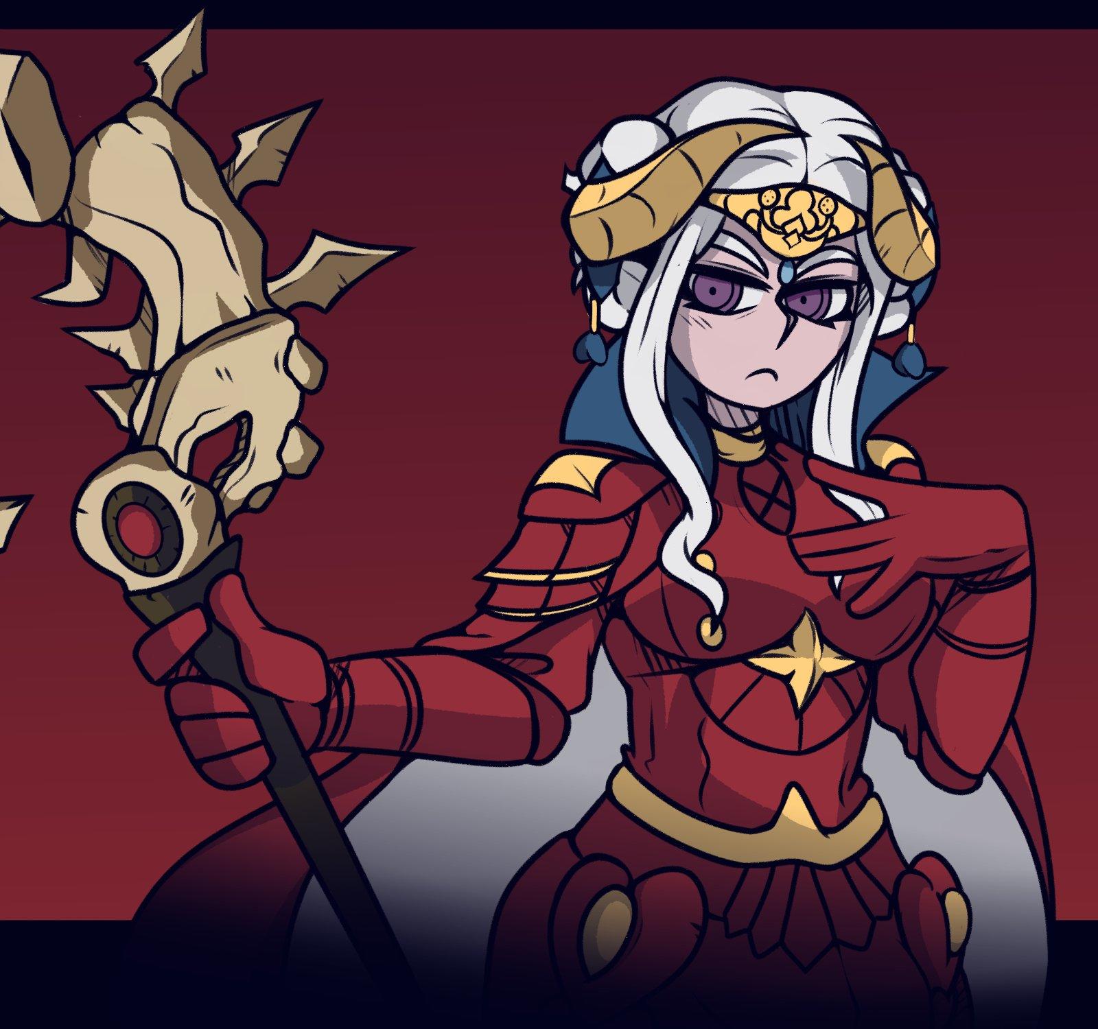 Helltaker Edelgard, the Flame Demon | Crossover | Know Your Meme