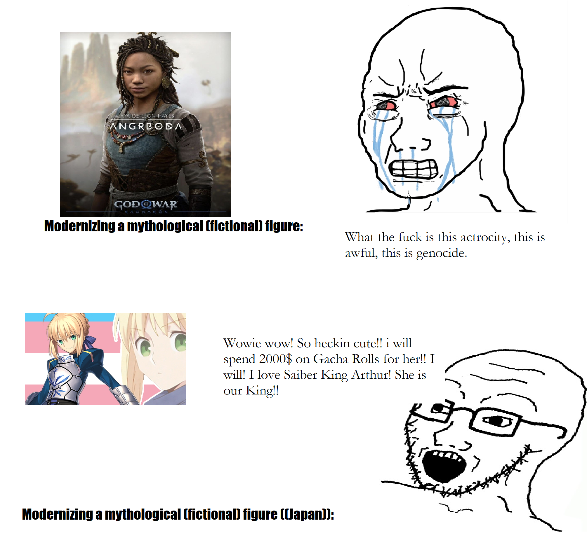 wojak (minority representation) | Wojak | Know Your Meme