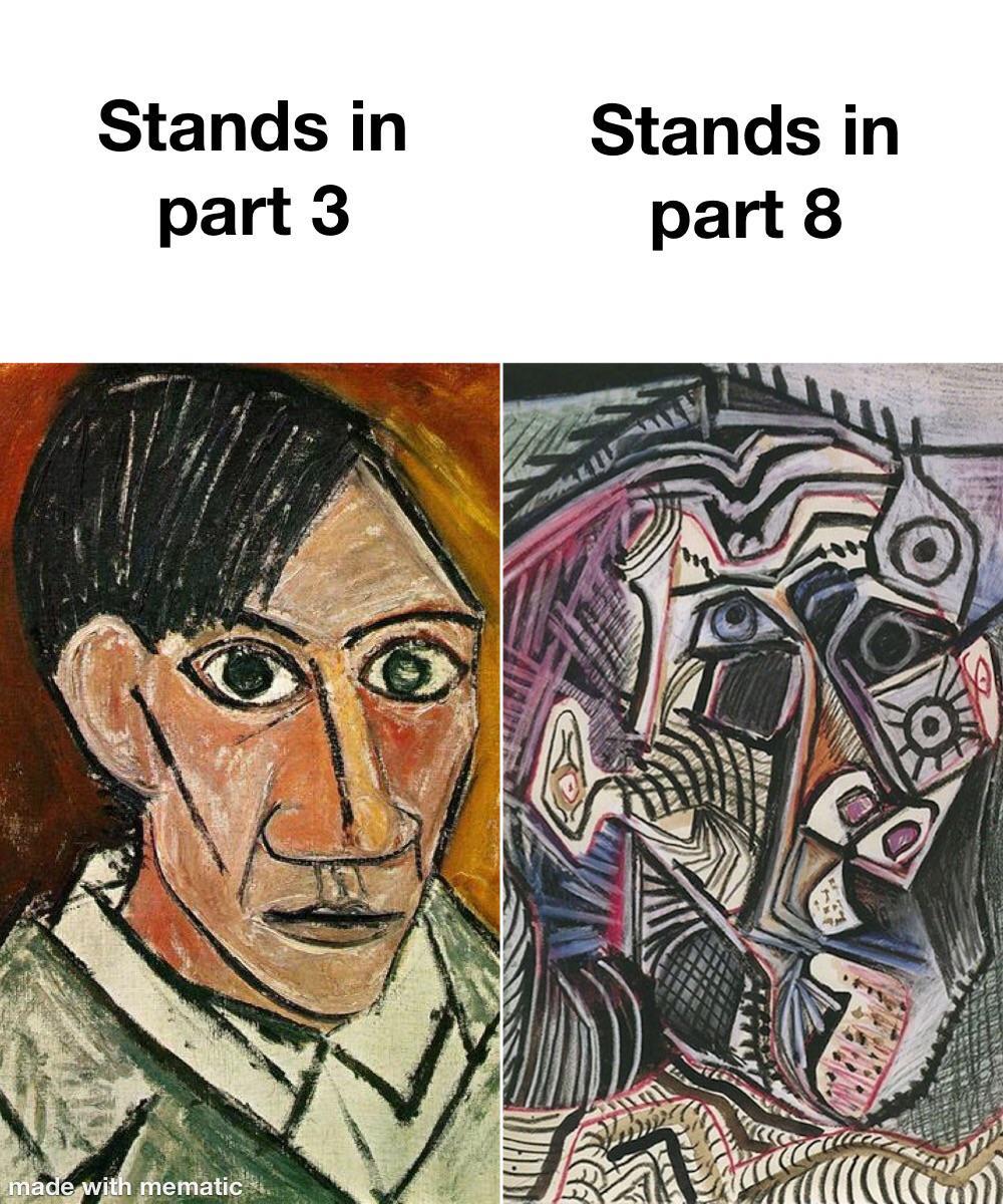 The paintings are Picasso’s self portraits in case you’re wondering ...