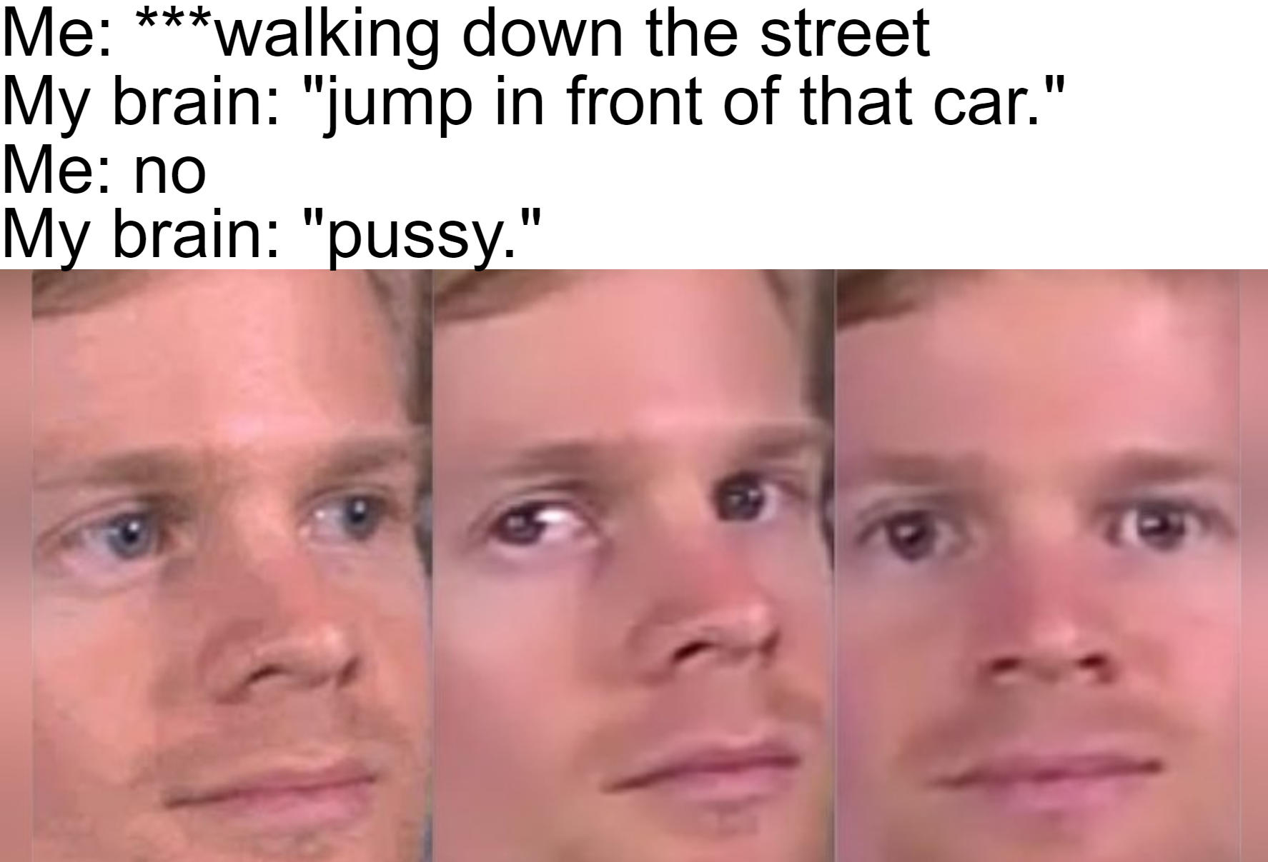 seems rude but ok. | /r/memes | Blinking White Guy | Know Your Meme