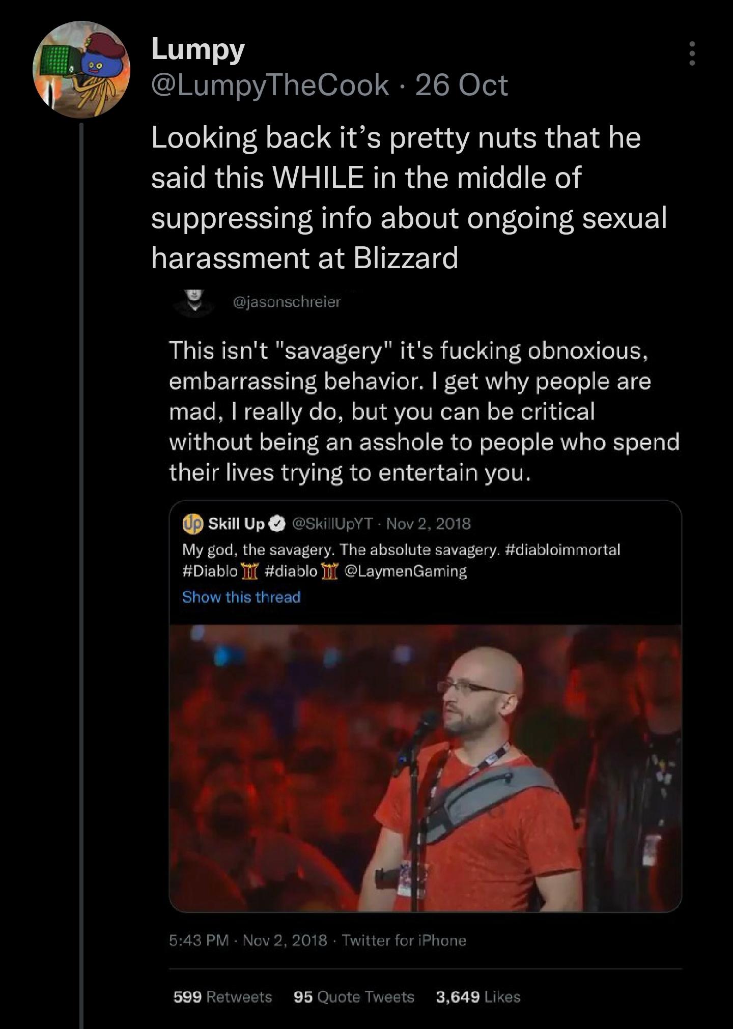 Jason Schreier | Activision-Blizzard Lawsuit | Know Your Meme