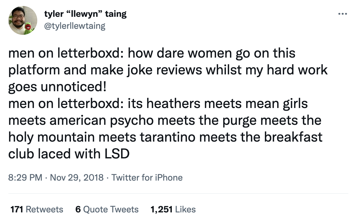 Me on Letterboxd meme | Letterboxd | Know Your Meme