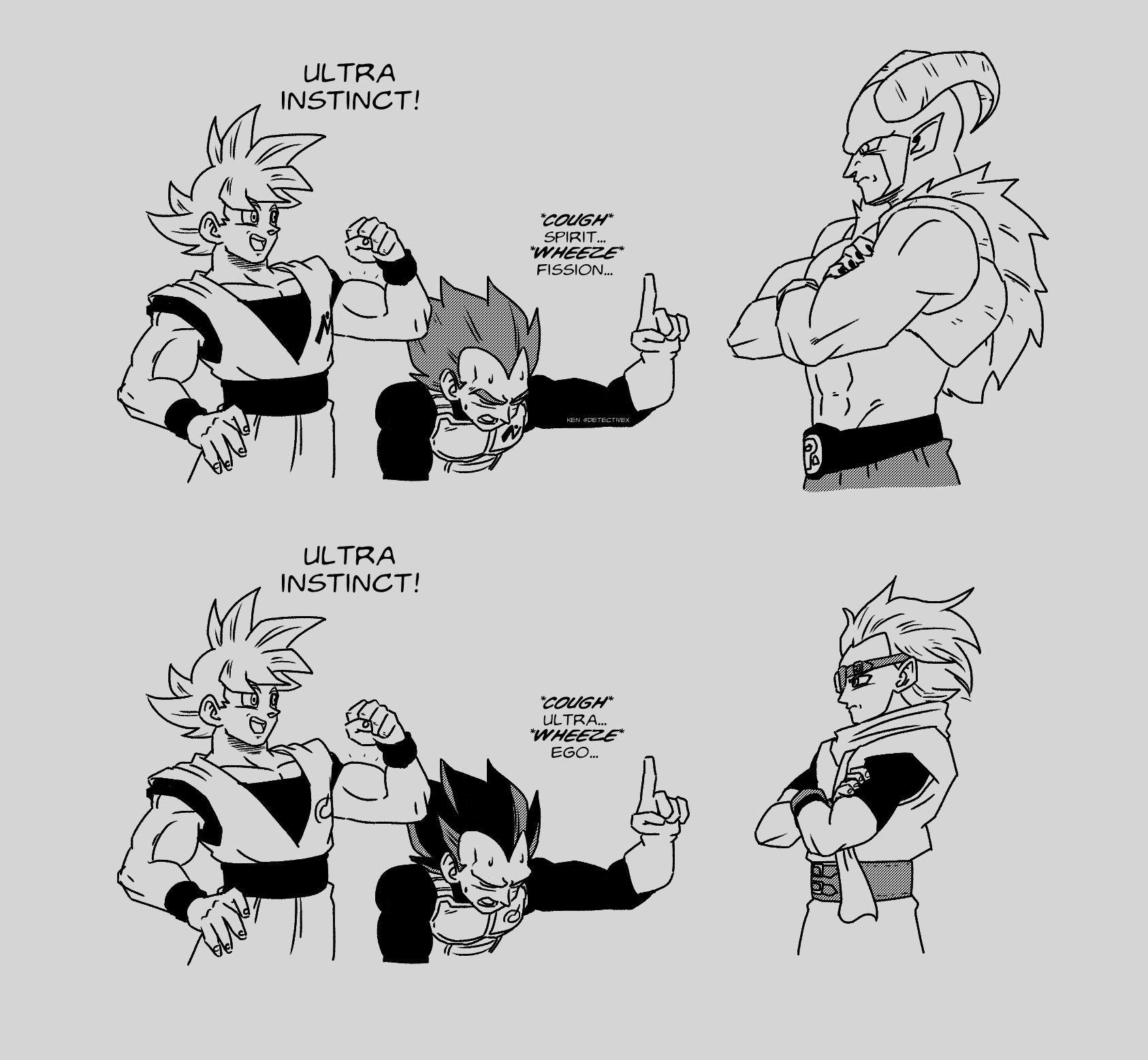 Vegeta's the only one putting in any work around here. | Dragon Ball ...