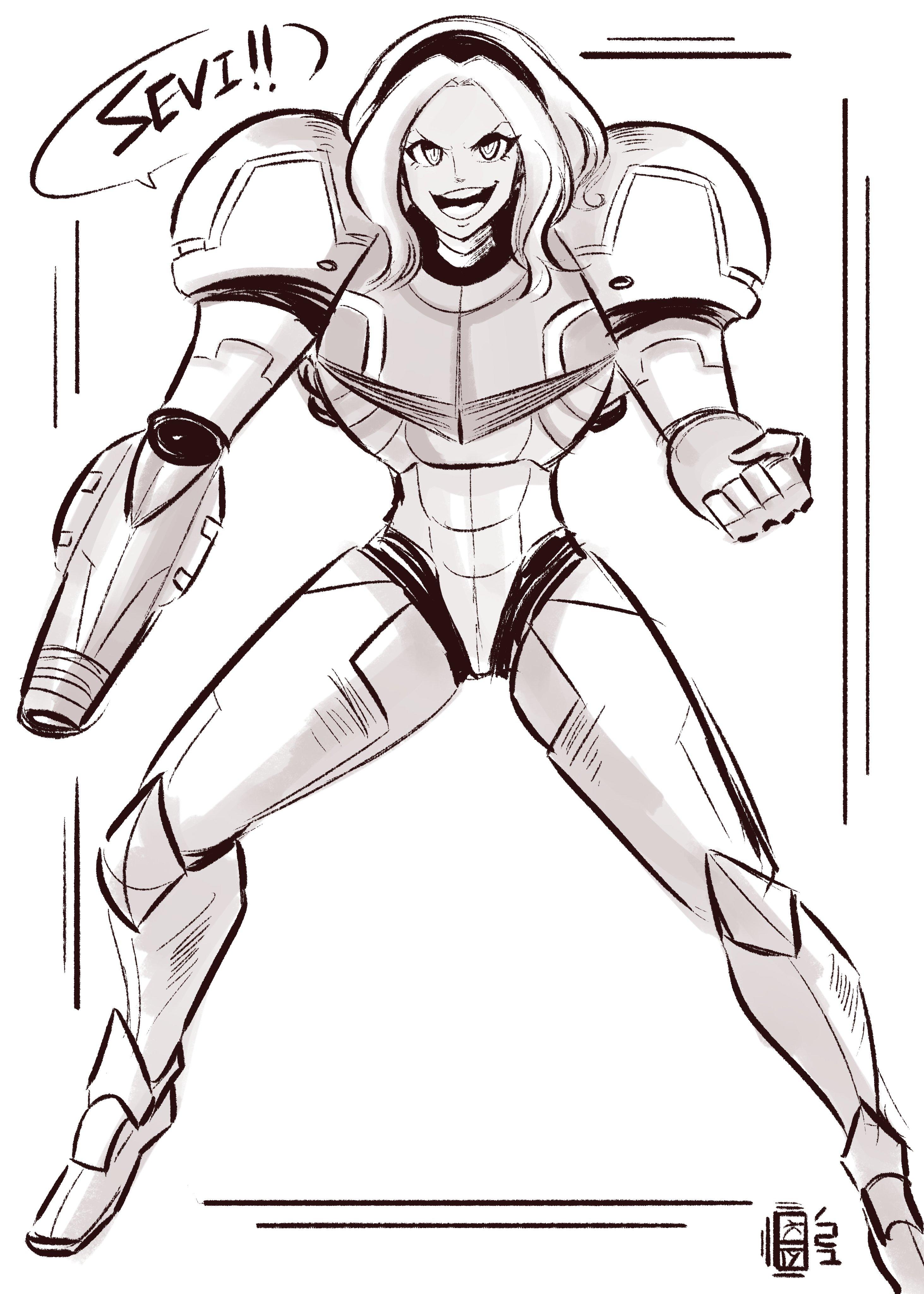 kat wearing samus' power suit | Crossover | Know Your Meme