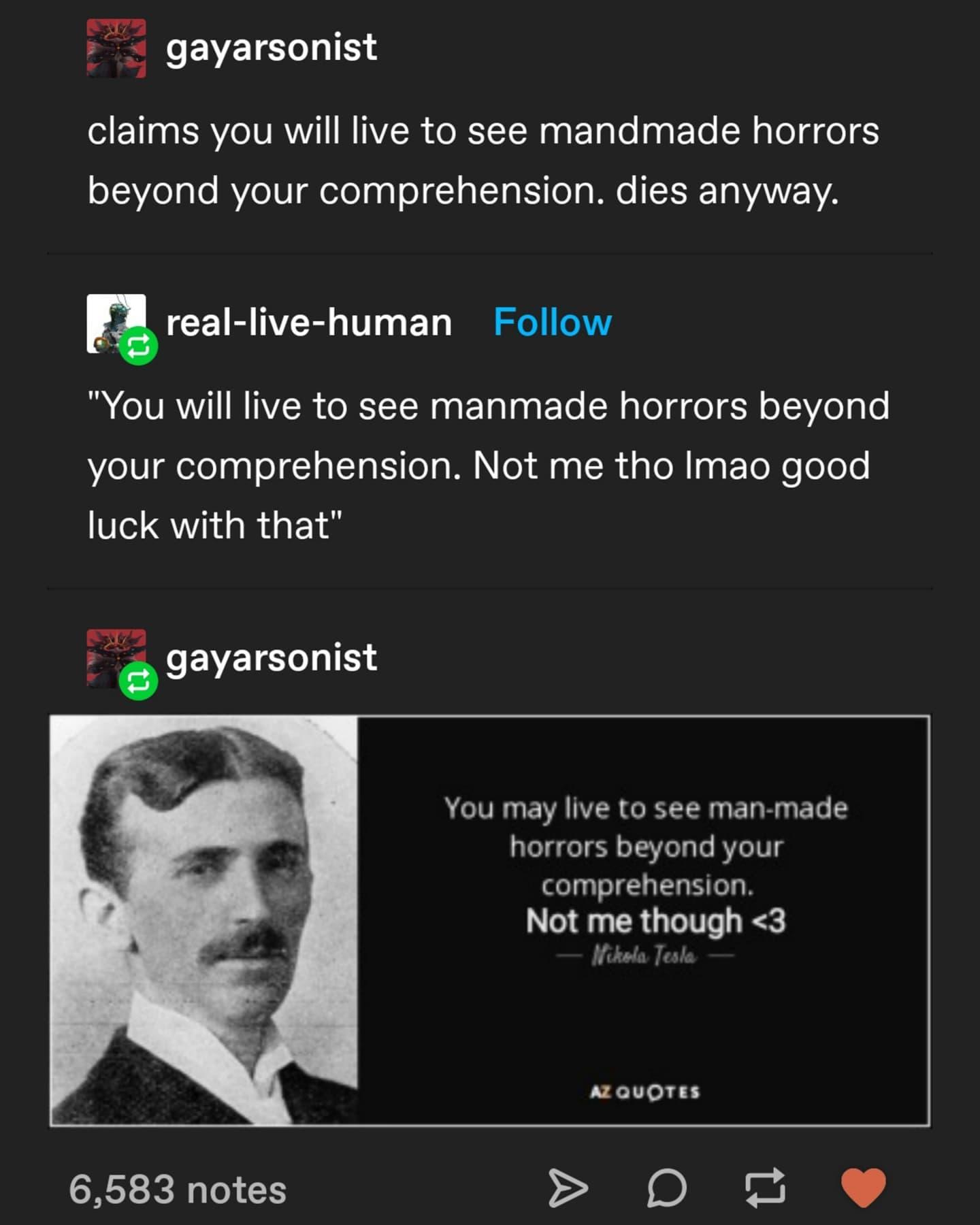 not me tho lol | You May Live to See Man-Made Horrors Beyond Your ...