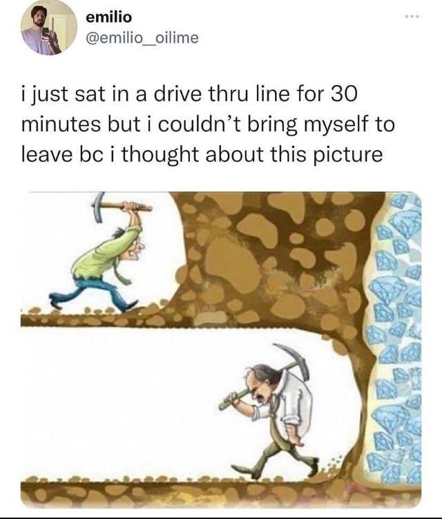 Drive Thru | "Never Give Up" / Digging for Diamonds | Know Your Meme