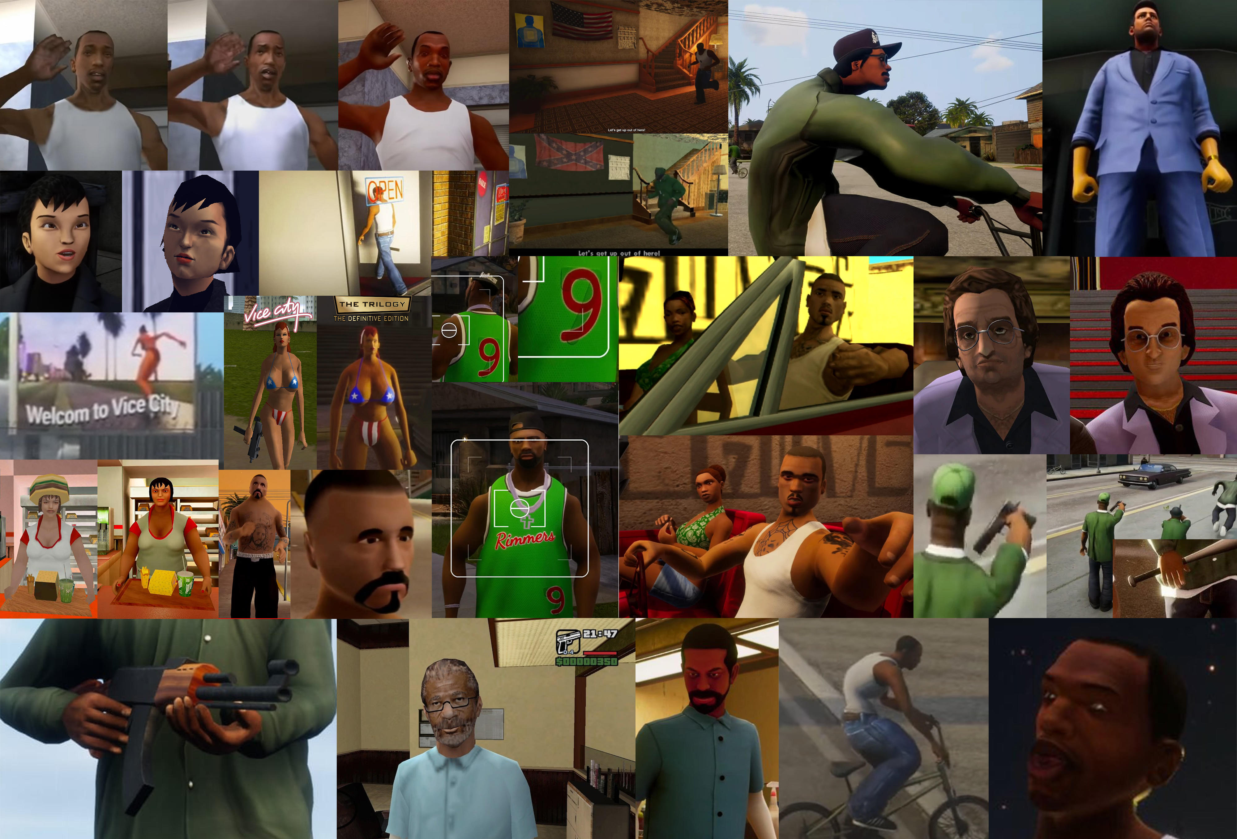 Grand Theft Auto: The Trilogy - The Definitive Edition Collage | Grand ...