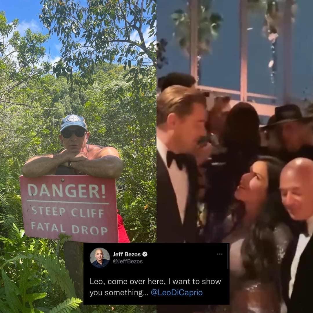 Leonardo DiCaprio recently met Jeff Bezos and his girlfriend and the ...