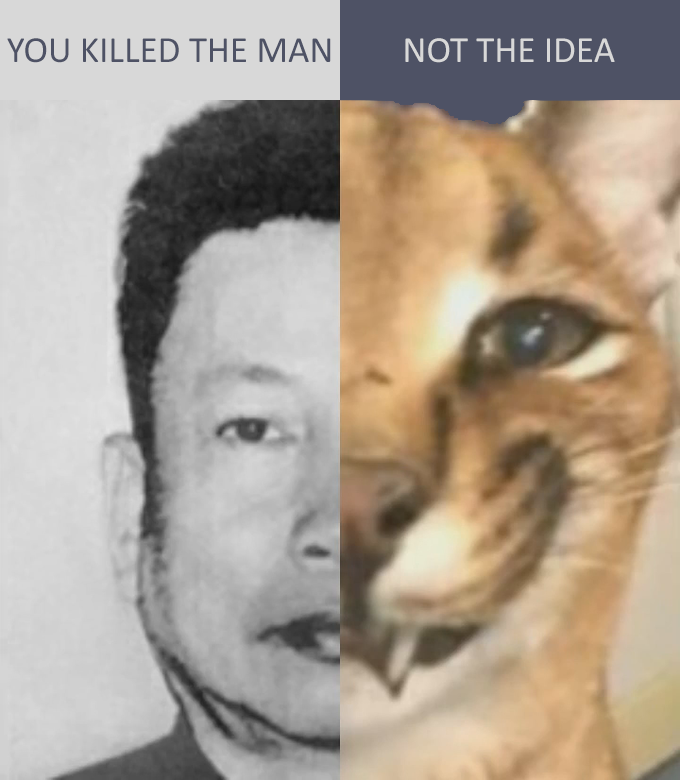 Pol pot and floppa: you killed the man, not the idea | Pol Pot | Know ...