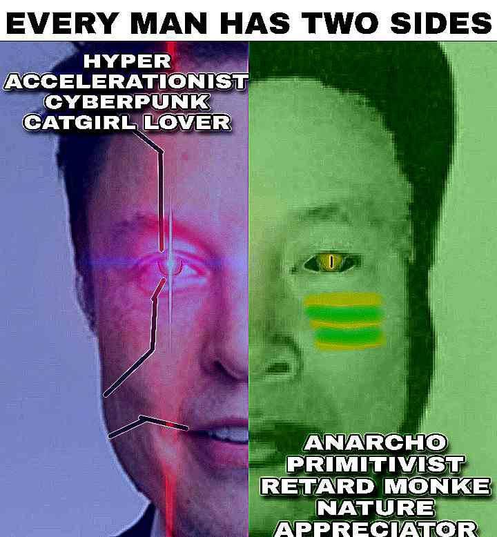 every man has two sides: elon musk and pol pot hyper ACCELERATIONIST ...
