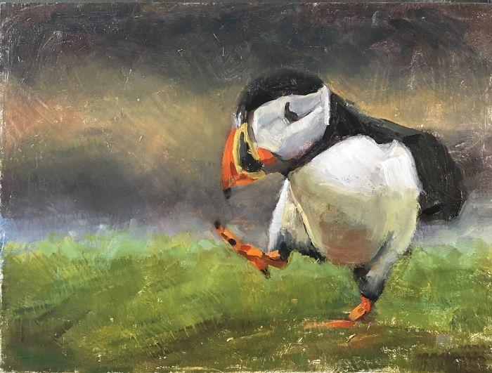 meme painting | Unpopular Opinion Puffin | Know Your Meme