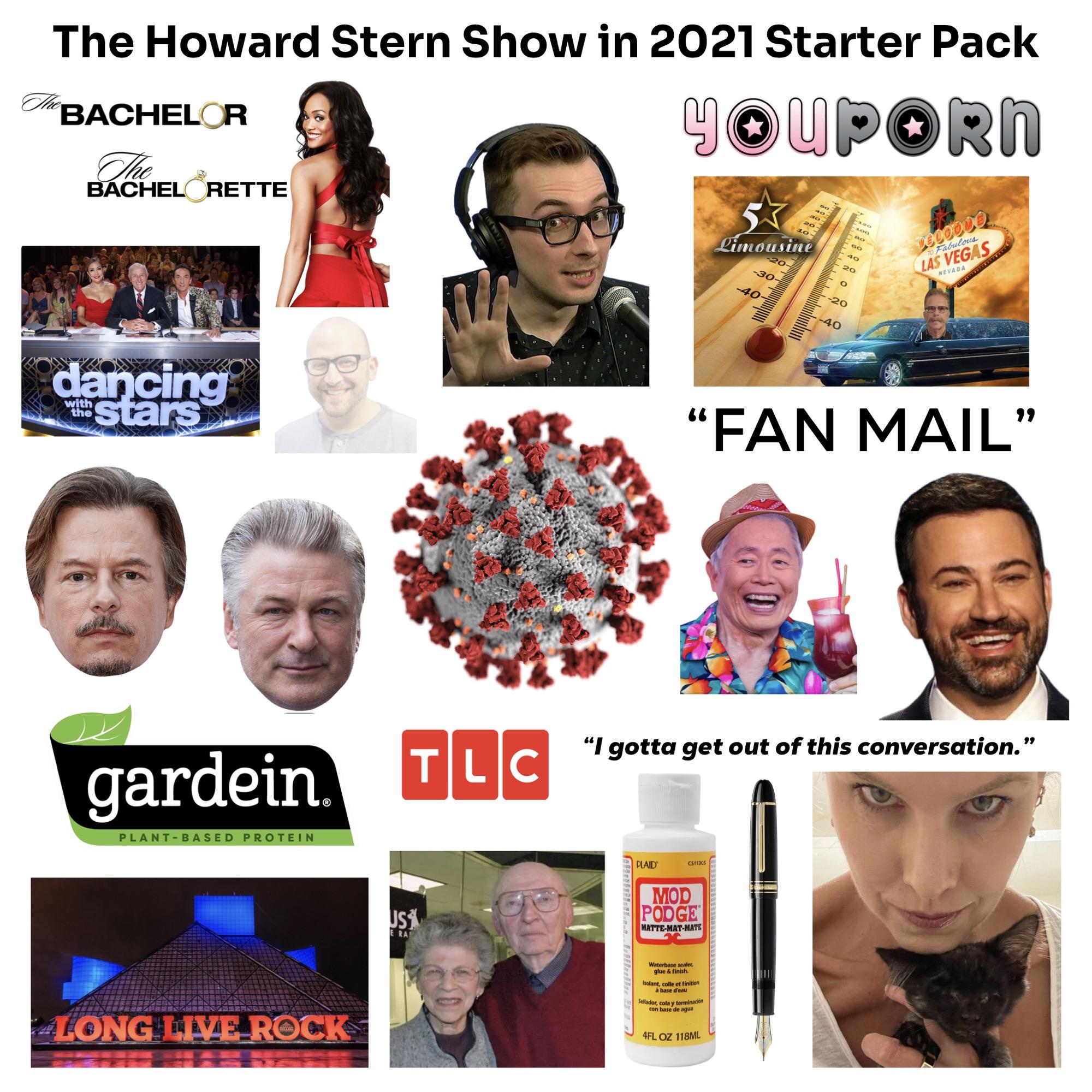 The Howard Stern Show in 2021 Starter Pack | /r/starterpacks | Starter ...
