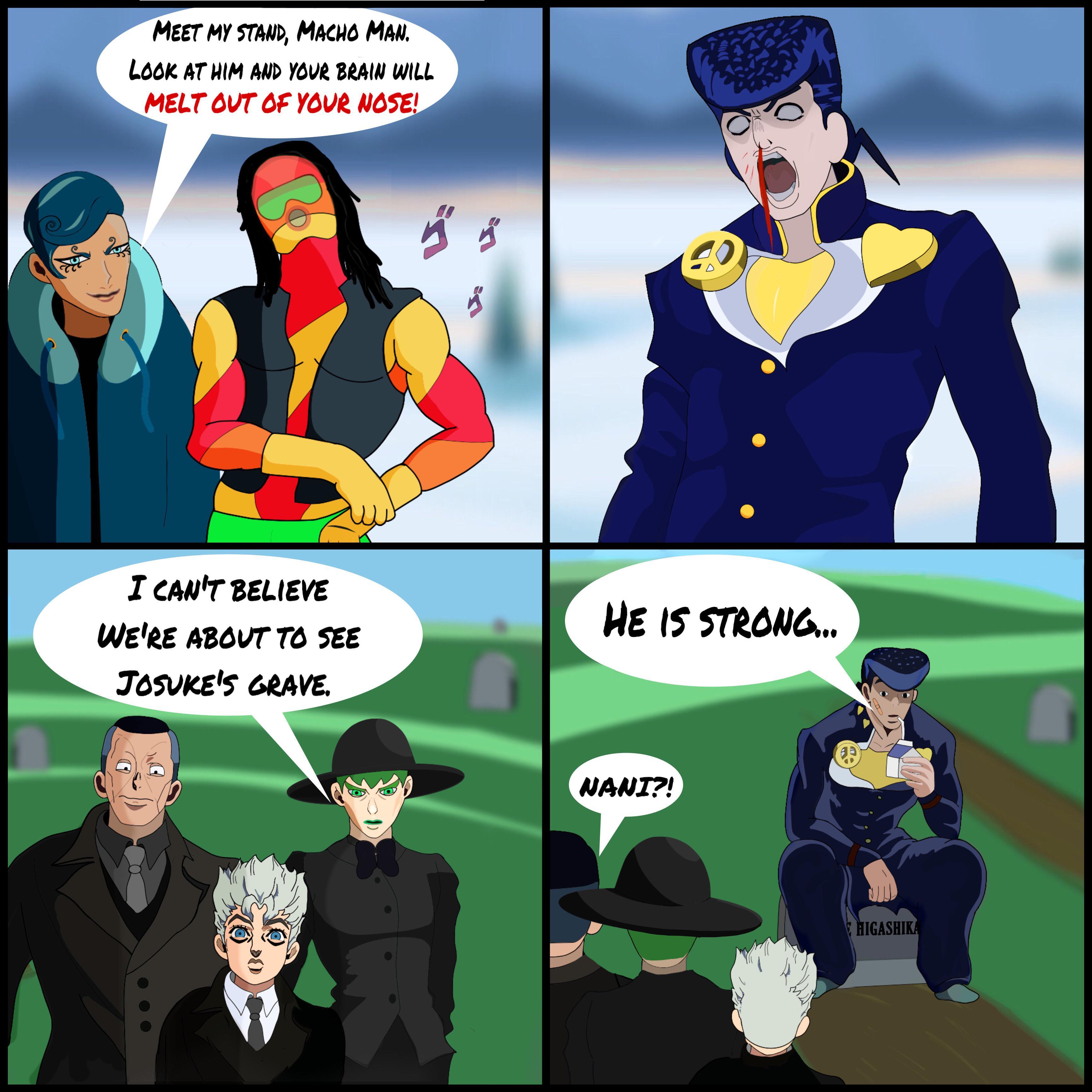 The strength of a Jojo main character: | /r/ShitPostCrusaders/ | JoJo's ...