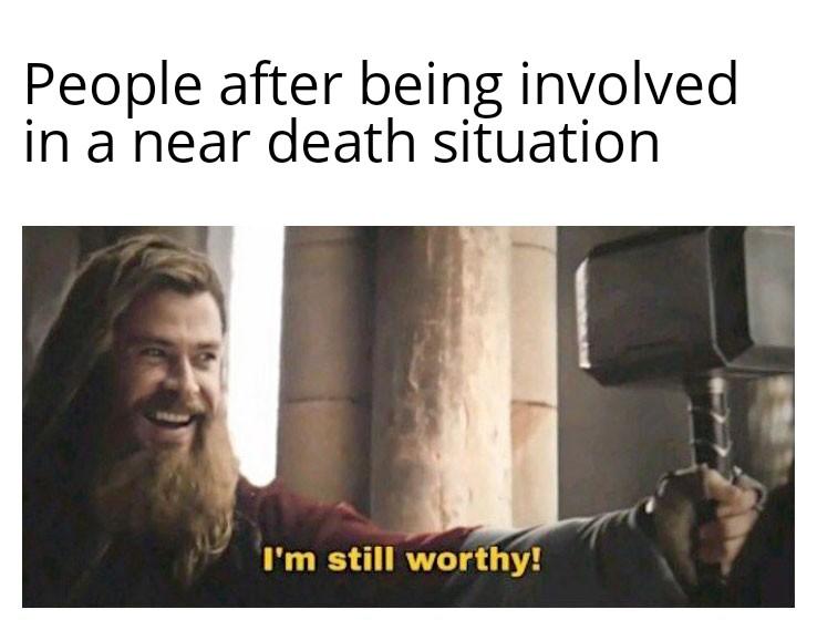 We don't always get a second chance at life so be grateful and try to ...