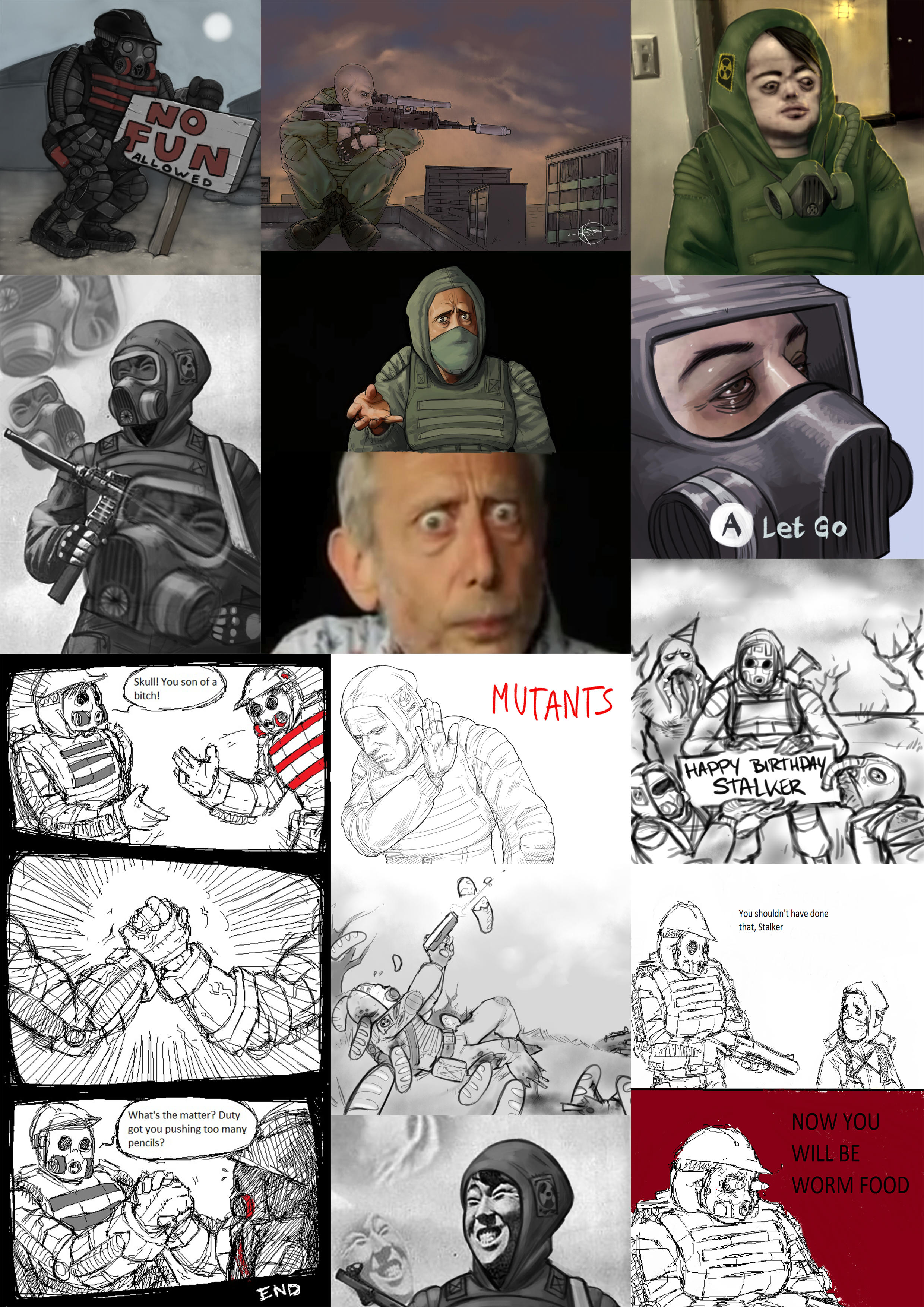 Art-by-Juno: Stalker Art Dump #1 | S.T.A.L.K.E.R. | Know Your Meme