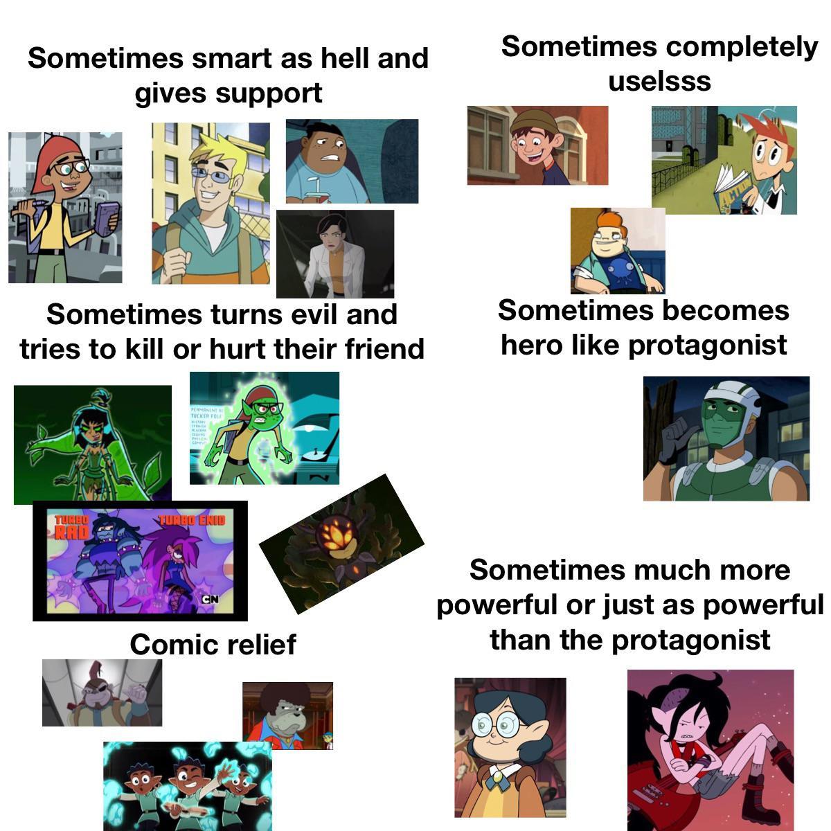 Protagonist friend/sidekick starterpack | /r/starterpacks | Starter ...