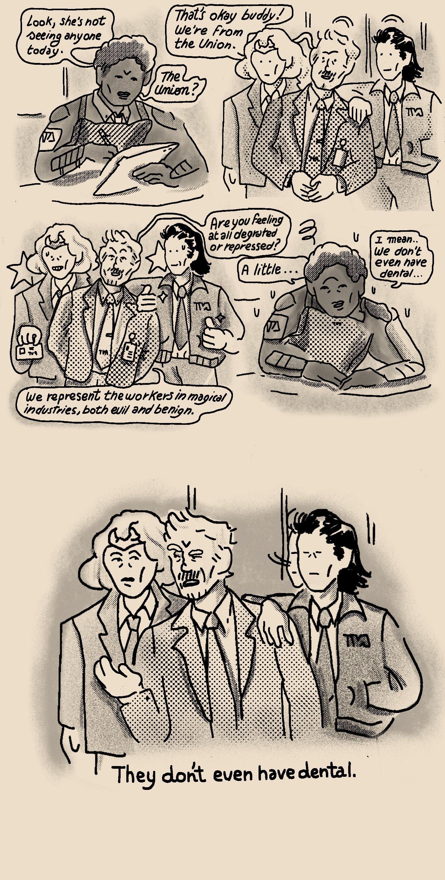 I like to think that the TVA is unionized, as a treat | That's Okay ...