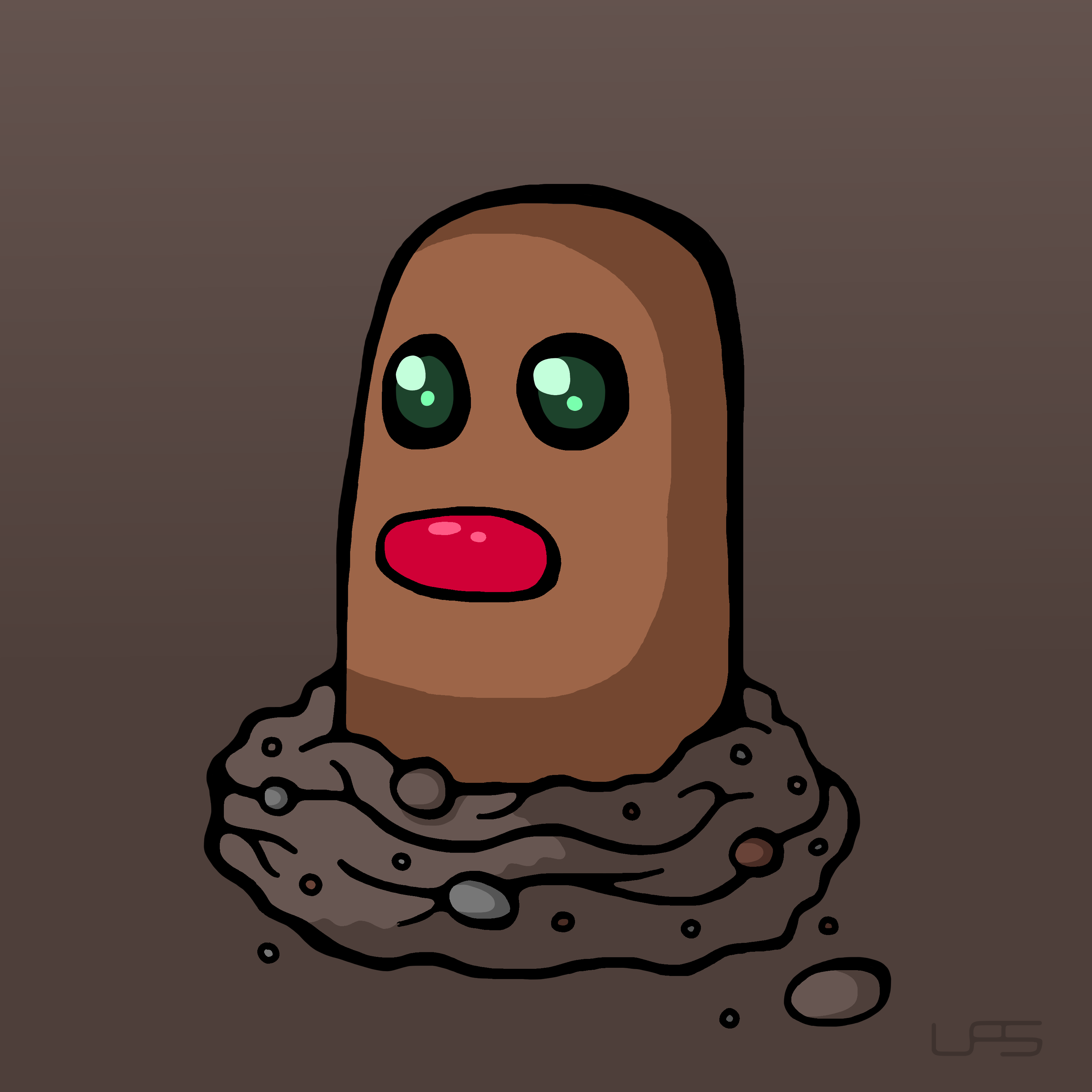 Diglett, by LiquidFrogStudios | Pokémon | Know Your Meme