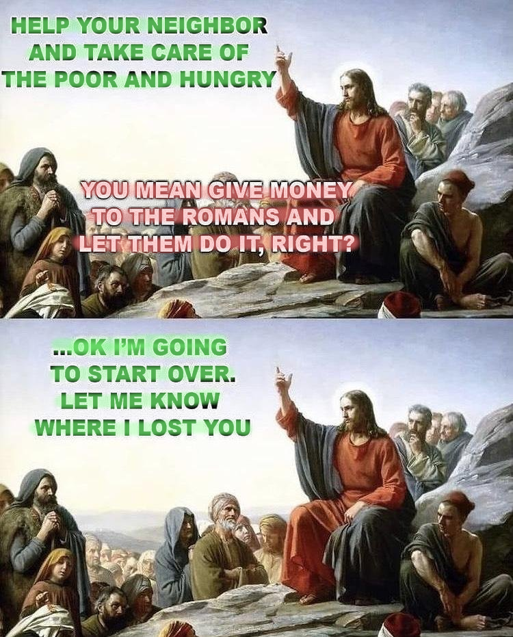 "Jesus was a socialist" | /r/PoliticalCompassMemes | Political Compass ...