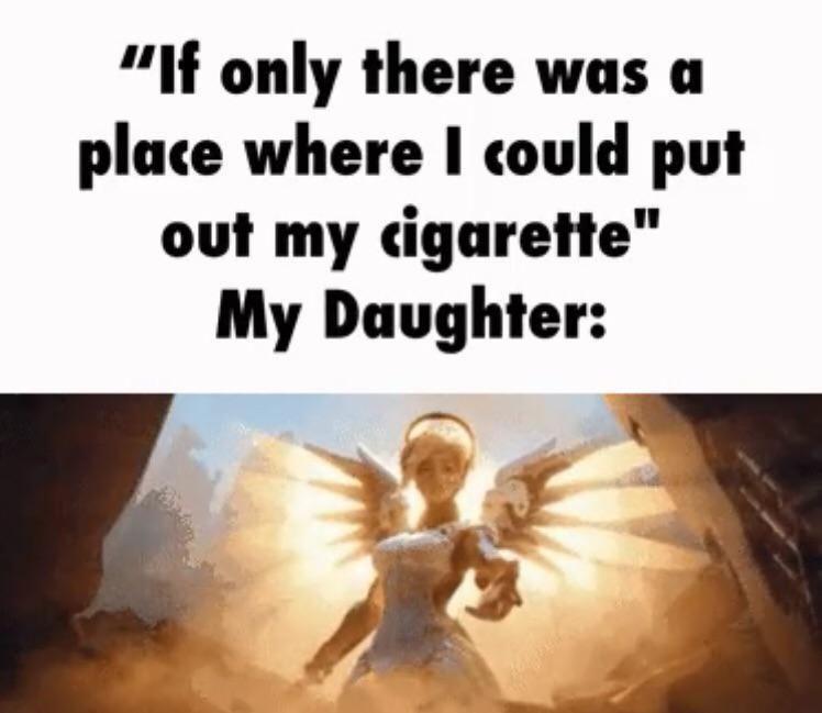 If Only There Was a Place Where I Could Put Out My Cigarette | Mercy ...