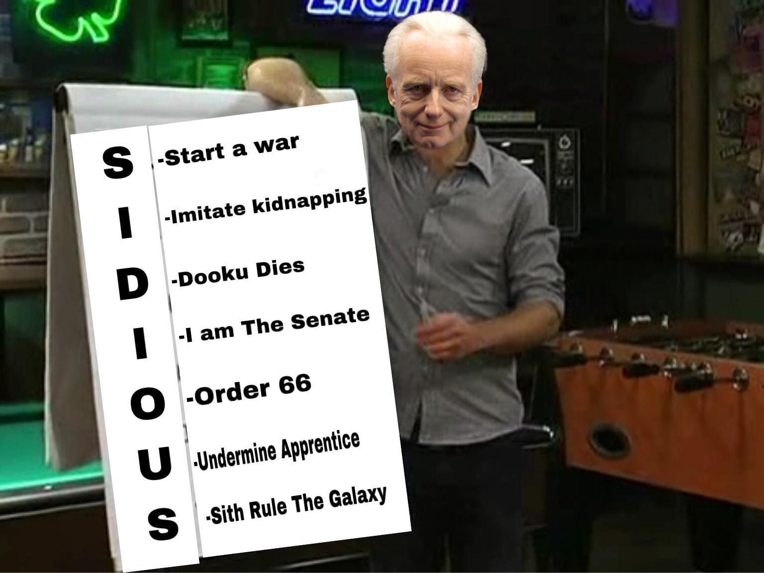 The S.I.D.I.O.U.S. System | /r/PrequelMemes | Prequel Memes | Know Your ...