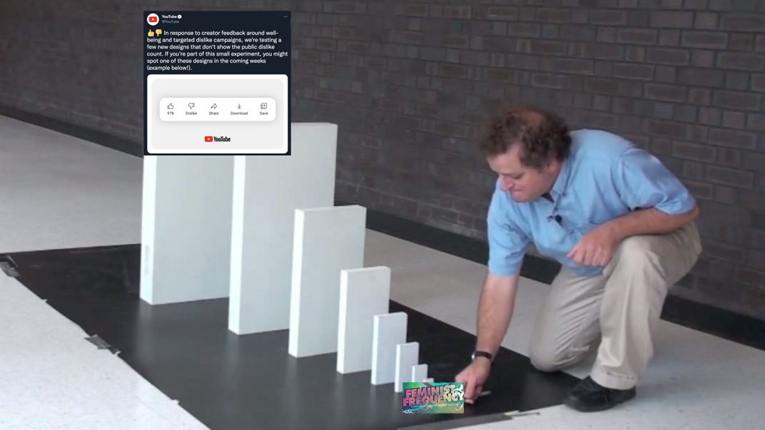 Cause and Effect | YouTube's Removal Of The Dislike Button | Know Your Meme