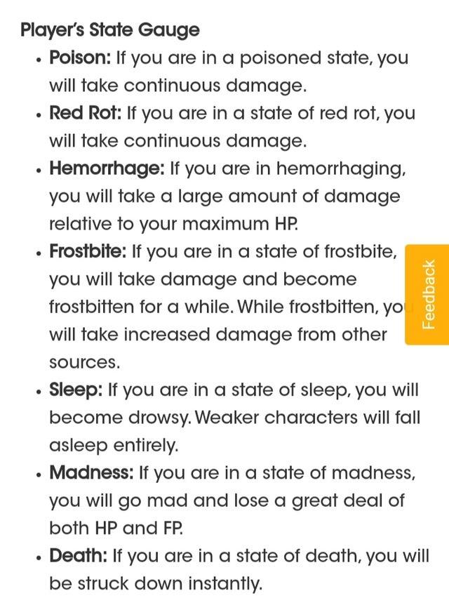 Elden Ring status effects | Elden Ring | Know Your Meme