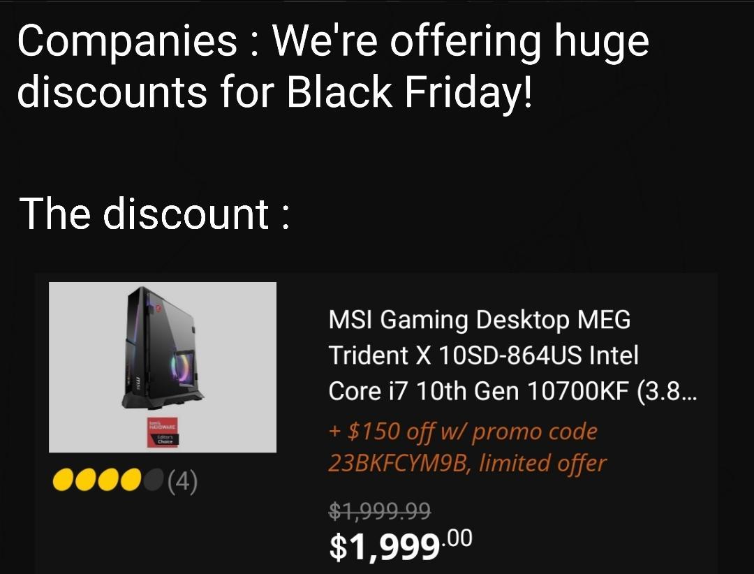 Big Discounts | Black Friday | Know Your Meme
