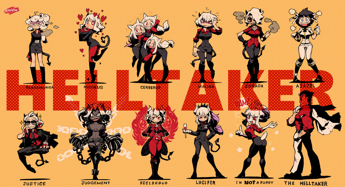 Helltaker cast by rariatoo | Helltaker | Know Your Meme