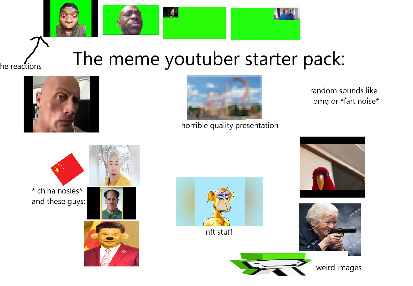 The starter pack to help a meme creator | /r/starterpacks | Starter ...