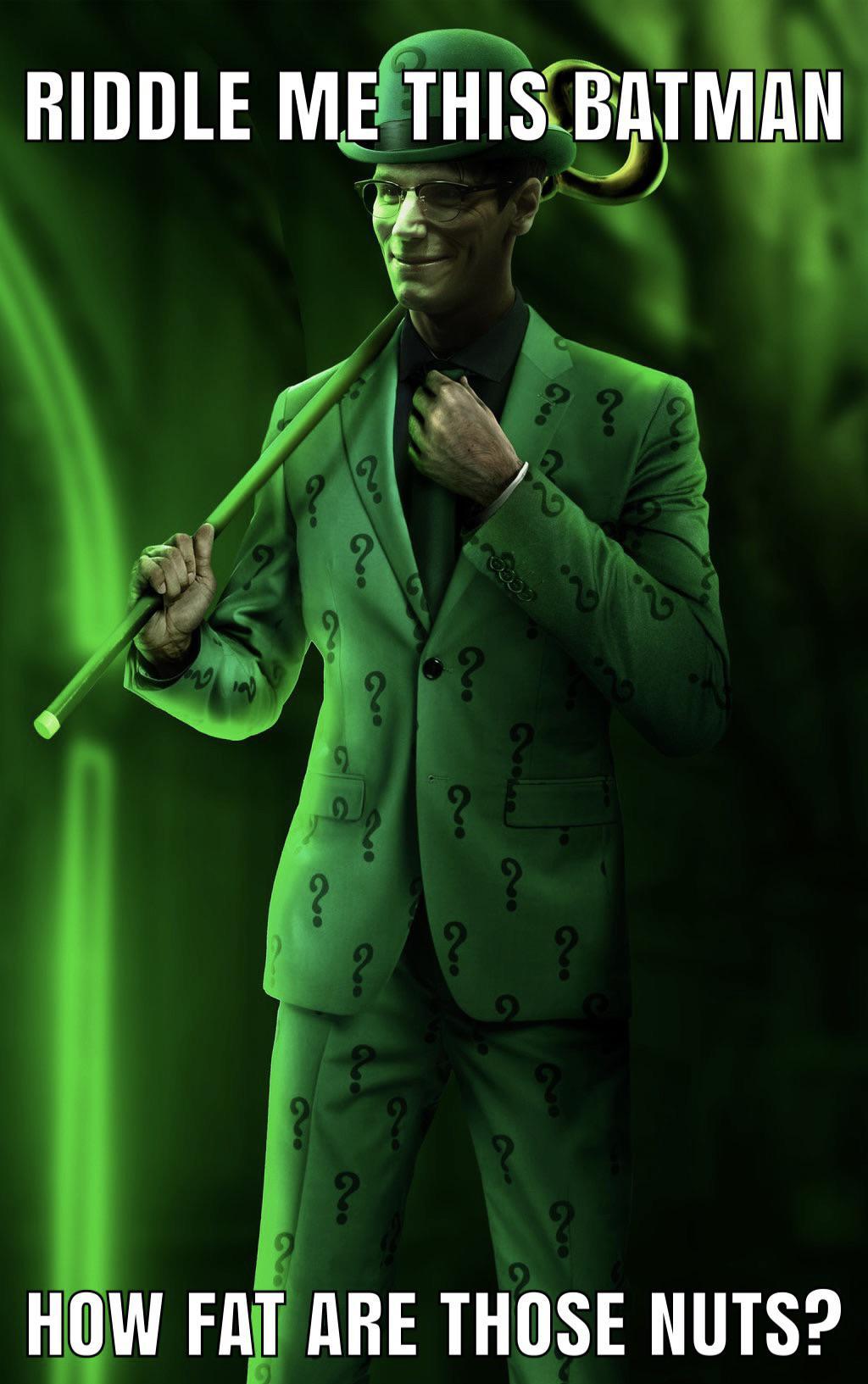 Well, Batman? | /r/okbuddyretard | Riddle Me This, Batman | Know Your Meme