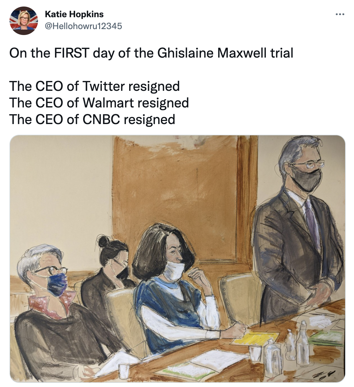 Ghislaine Maxwell trial | Trial of Ghislaine Maxwell | Know Your Meme